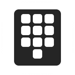 Numeric Keypad Icon & IconExperience - Professional Icons » O-Collection