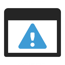 Window Warning Icon & IconExperience - Professional Icons » O-Collection