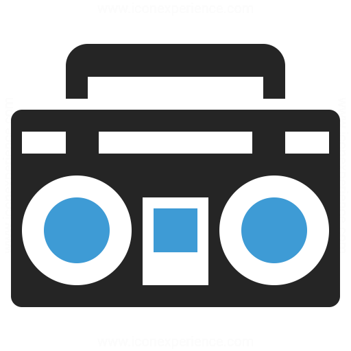 Boombox Icon & IconExperience - Professional Icons » O-Collection