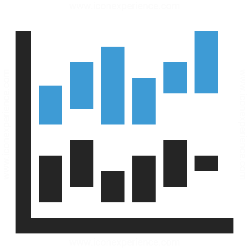 Chart Hi Lo Icon & IconExperience - Professional Icons » O-Collection
