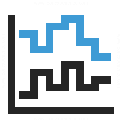 Chart Step Icon & IconExperience - Professional Icons » O-Collection