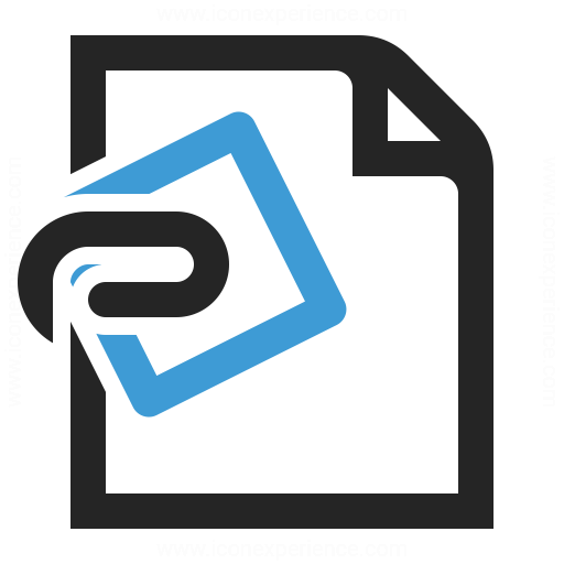 Document Attachment Icon & IconExperience - Professional Icons » O ...