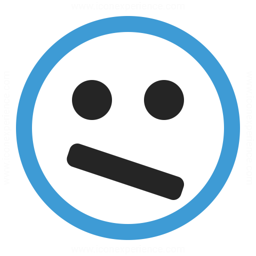 Emoticon Confused Icon & IconExperience - Professional Icons » O-Collection