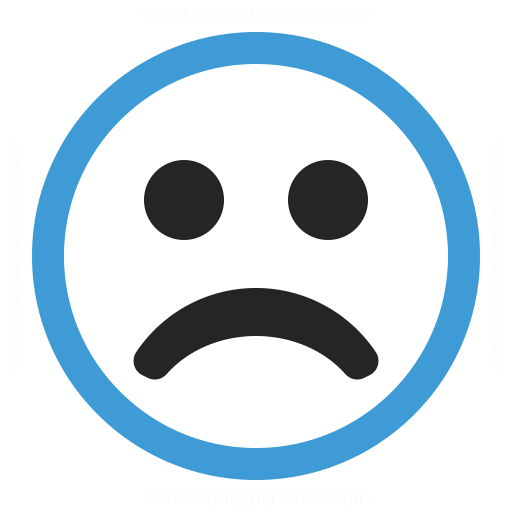 Emoticon Frown Icon & IconExperience - Professional Icons » O-Collection