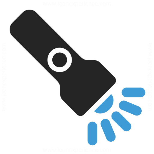 Flashlight Icon & IconExperience - Professional Icons » O-Collection