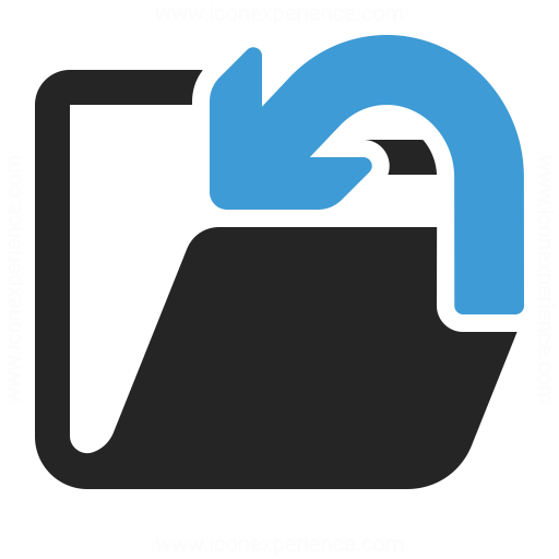 Folder Into Icon & IconExperience - Professional Icons » O-Collection