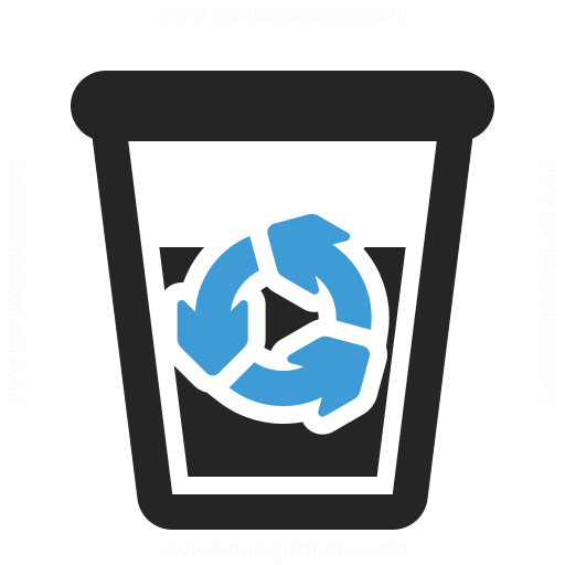 Garbage Half Full Icon & IconExperience - Professional Icons » O-Collection