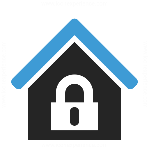 Home Lock Icon & IconExperience - Professional Icons » O-Collection