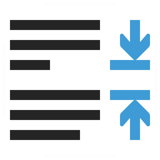 Line Spacing Paragraph Icon & IconExperience - Professional Icons » O-Collection