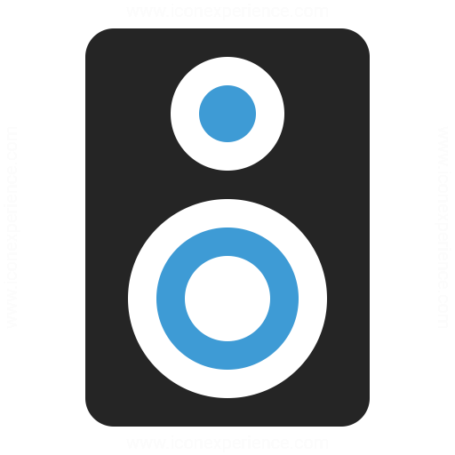Loudspeaker Box Icon & IconExperience - Professional Icons » O-Collection