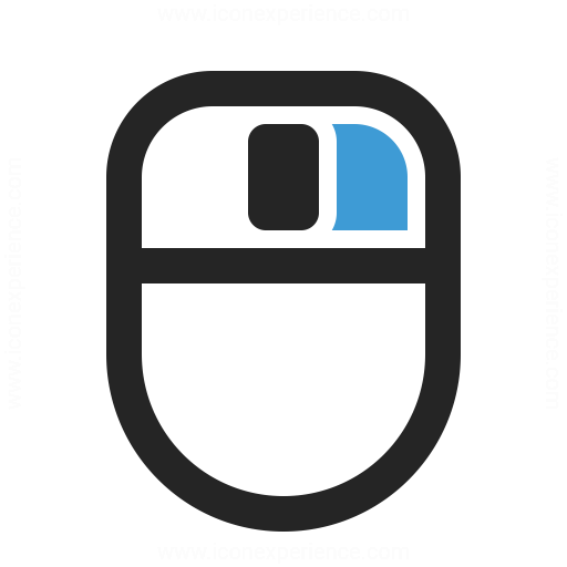 Mouse 2 Right Button Icon & IconExperience - Professional Icons » O ...