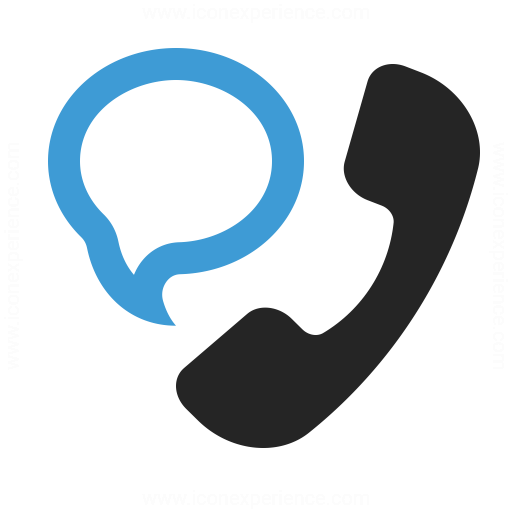 Phone Speech Bubble Icon & IconExperience - Professional Icons » O ...