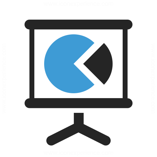 Presentation Chart Icon Iconexperience Professional Icons O