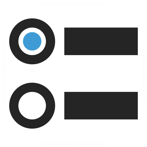Radio Button Group Icon & IconExperience - Professional Icons » O ...