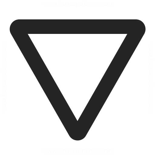 Sign Yield Icon & IconExperience - Professional Icons » O-Collection
