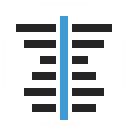 Text Align Center Icon & IconExperience - Professional Icons » O-Collection