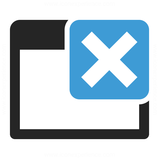 Window Close Icon & IconExperience - Professional Icons » O-Collection