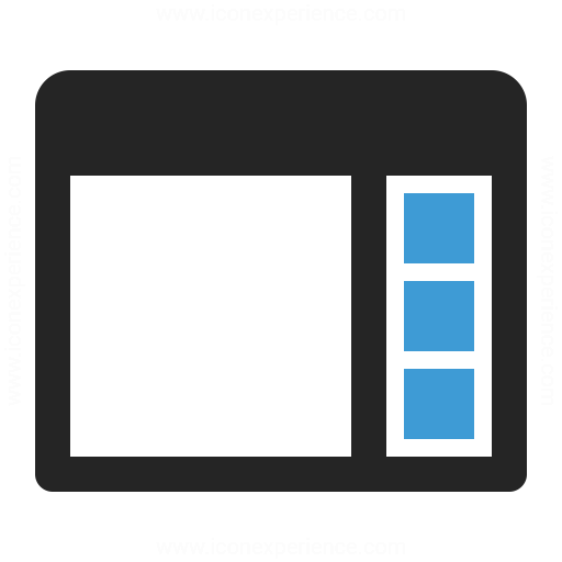 Window Sidebar Icon & IconExperience - Professional Icons » O-Collection