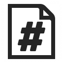 Document Page Number Icon & IconExperience - Professional Icons » O ...