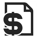 Invoice Dollar Icon & IconExperience - Professional Icons » O-Collection
