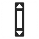 Scroll Bar Vertical Icon & IconExperience - Professional Icons » O ...