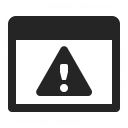 Window Warning Icon & IconExperience - Professional Icons » O-Collection