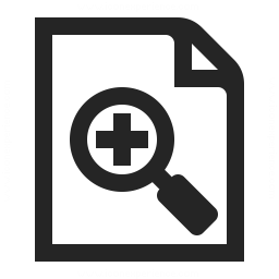 Document Zoom In Icon & IconExperience - Professional Icons » O-Collection