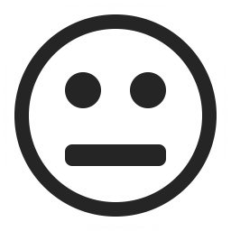 Emoticon Straight Face Icon & IconExperience - Professional Icons » O ...