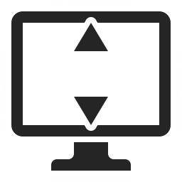 Monitor Height Icon & IconExperience - Professional Icons » O-Collection