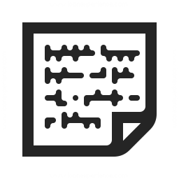 Note Text Icon & IconExperience - Professional Icons » O-Collection