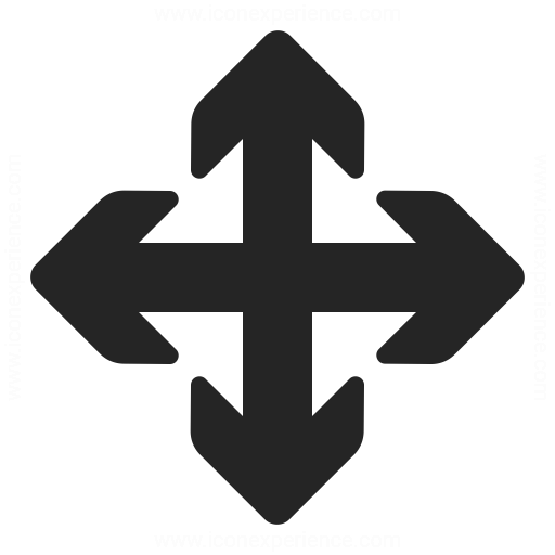 Arrow Cross Icon & IconExperience - Professional Icons » O-Collection