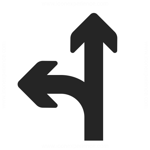 Arrow Junction Icon & IconExperience - Professional Icons » O-Collection
