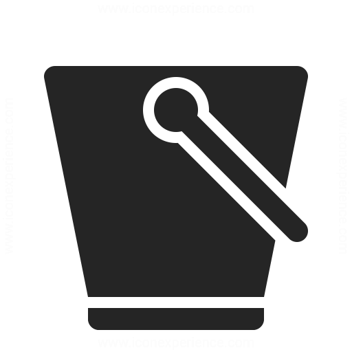 Bucket Icon & IconExperience - Professional Icons » O-Collection