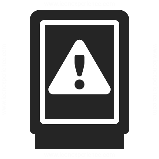 Cabinet Warning Icon & IconExperience - Professional Icons » O-Collection