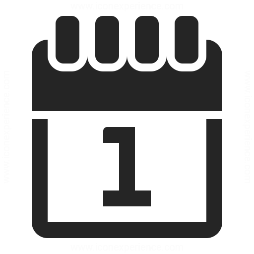 Calendar 1 Icon & IconExperience - Professional Icons » O-Collection