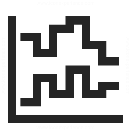 Chart Step Icon & IconExperience - Professional Icons » O-Collection