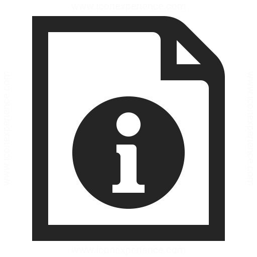Document Information Icon & IconExperience - Professional Icons » O ...
