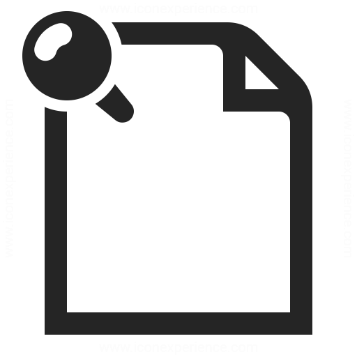 Document Pinned Icon & IconExperience - Professional Icons » O-Collection
