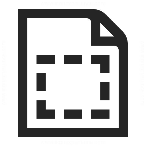 Document Selection Icon & IconExperience - Professional Icons » O ...