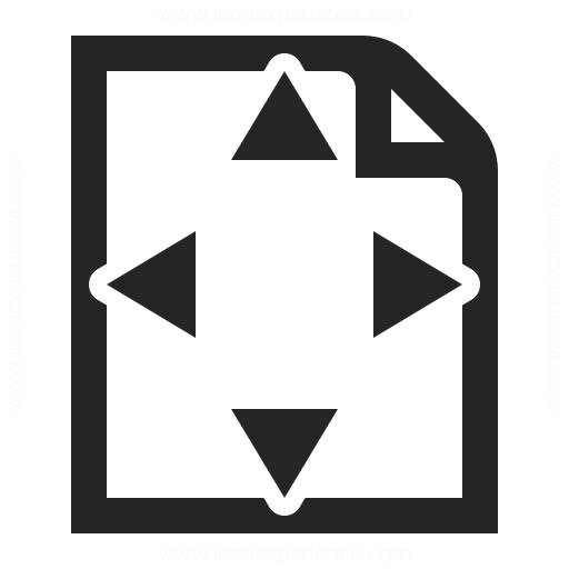 Document Size Icon & IconExperience - Professional Icons » O-Collection