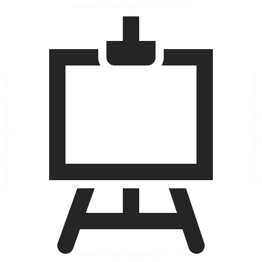 Easel Icon & IconExperience - Professional Icons » O-Collection