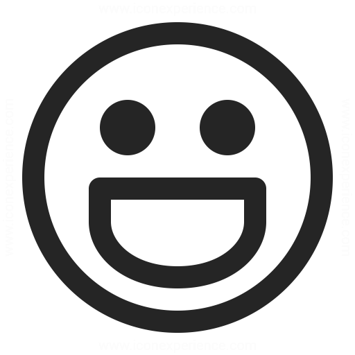 Emoticon Grin Icon & IconExperience - Professional Icons » O-Collection