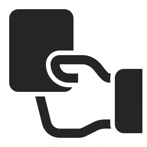 Hand Card Icon & IconExperience - Professional Icons » O-Collection