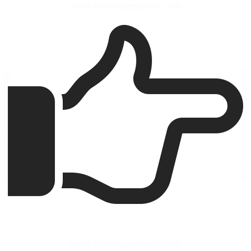 Hand Point Right Icon & IconExperience - Professional Icons » O-Collection