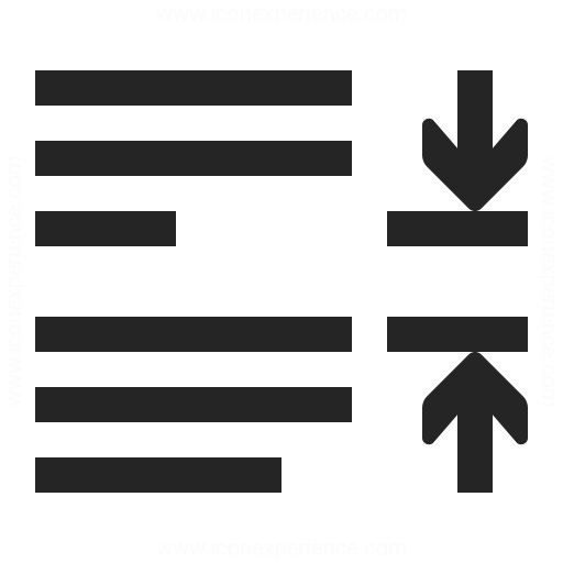Line Spacing Paragraph Icon & IconExperience - Professional Icons » O-Collection