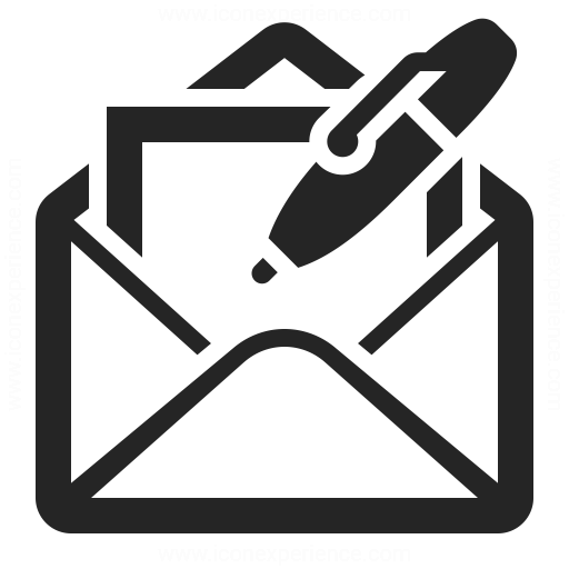 Mail Write Icon & IconExperience - Professional Icons » O-Collection