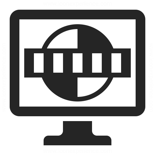 Monitor Test Card Icon & IconExperience - Professional Icons » O-Collection