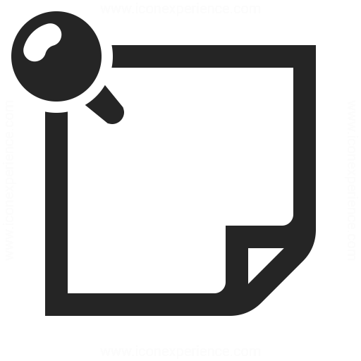 Note Pinned Icon & IconExperience - Professional Icons » O-Collection