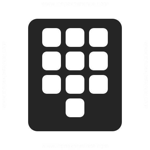 Numeric Keypad Icon & IconExperience - Professional Icons » O-Collection