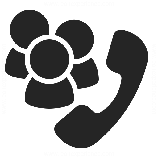 Phone Conference Icon & IconExperience - Professional Icons » O-Collection
